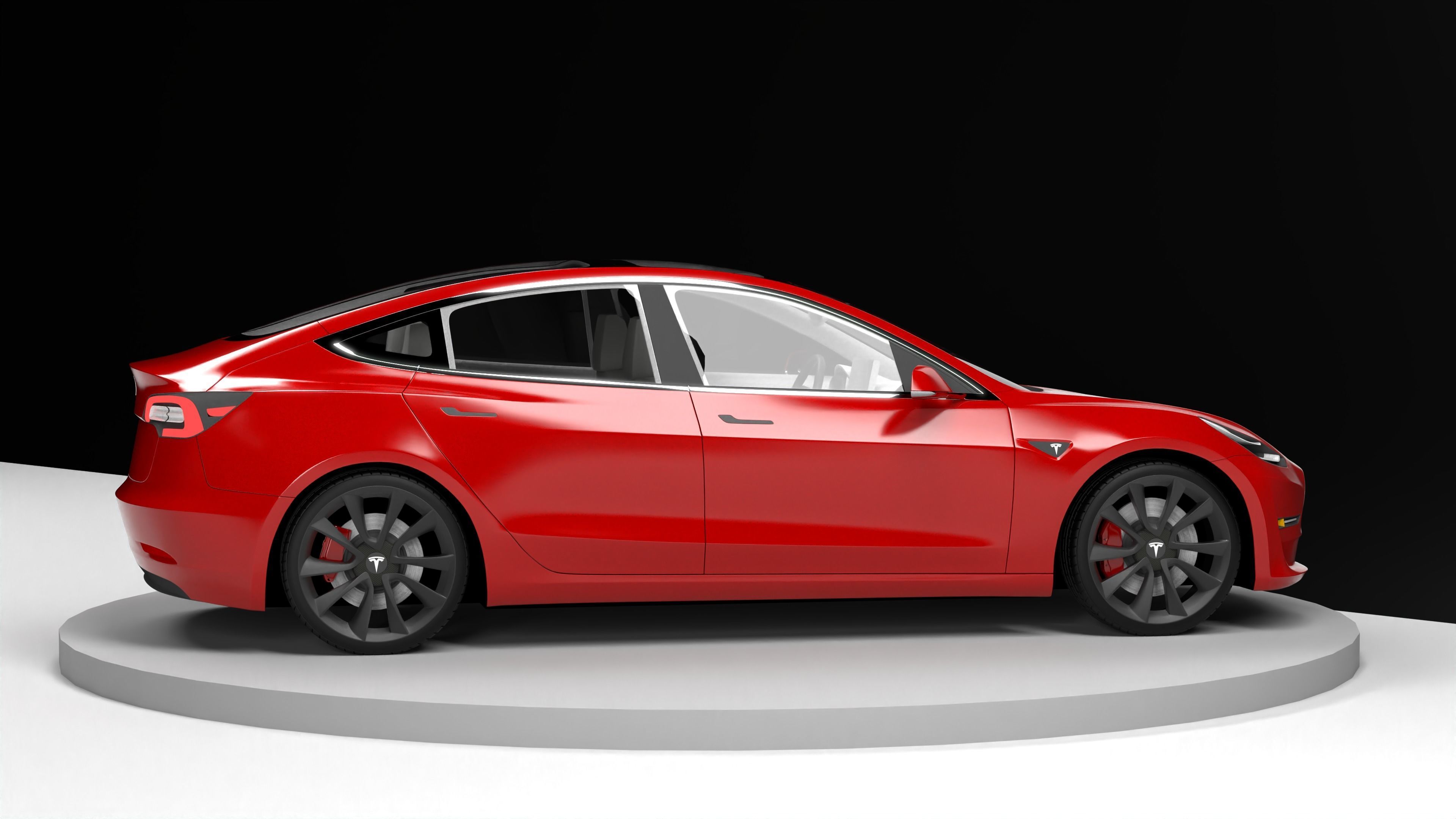 Tesla Model 3 3D model | CGTrader