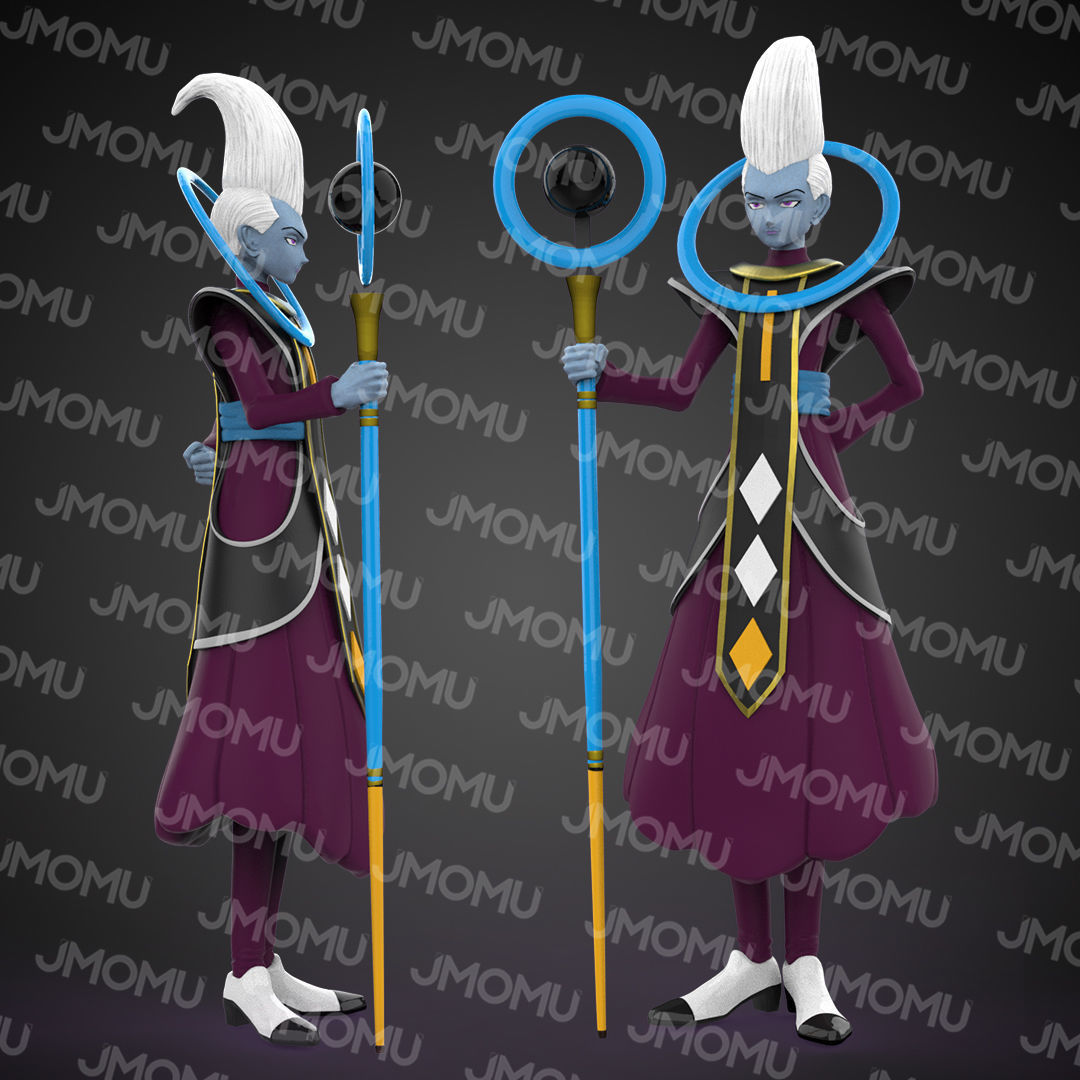 Whis Figure 3D model 3D printable | CGTrader