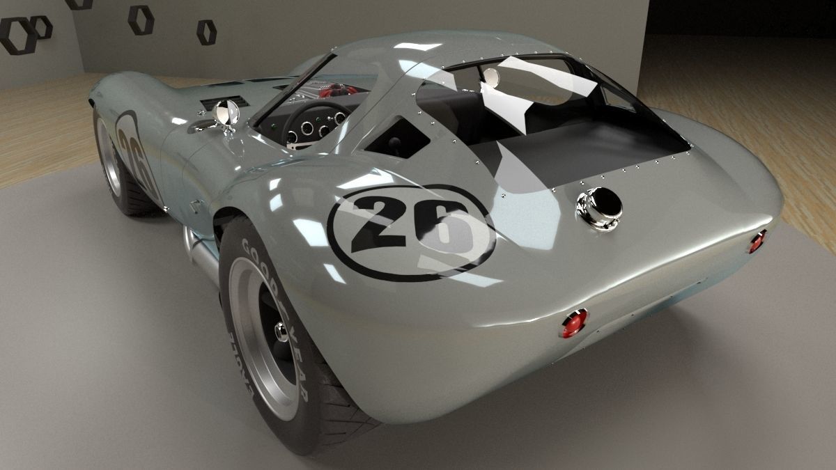Chevrolet Cheetah 1964 3D model | CGTrader