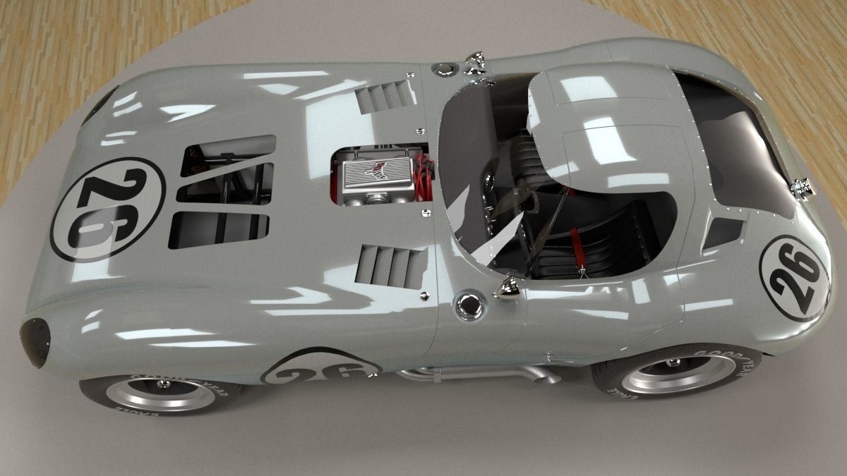 Chevrolet Cheetah 1964 3D model | CGTrader