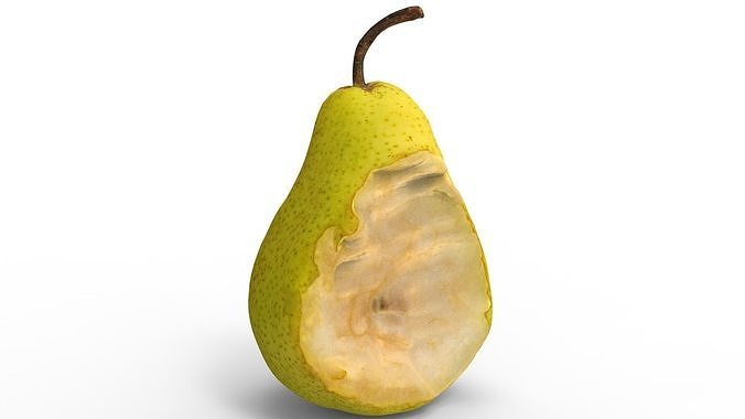 Bite Pear 3D model | CGTrader