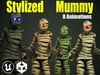3D model Stylized Mummy VR / AR / low-poly | CGTrader