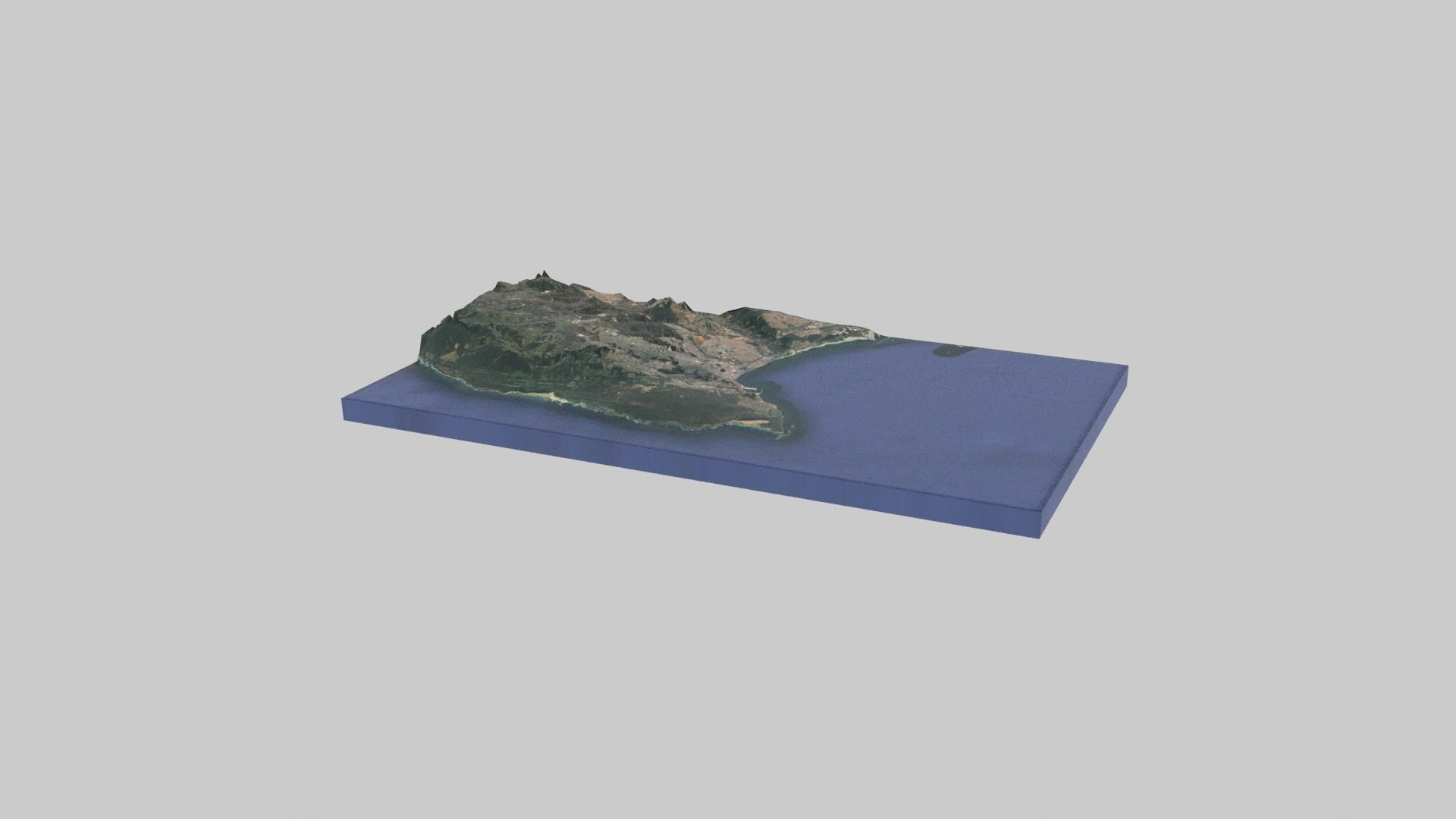 3D model Port Elizabeth City VR / AR / low-poly | CGTrader