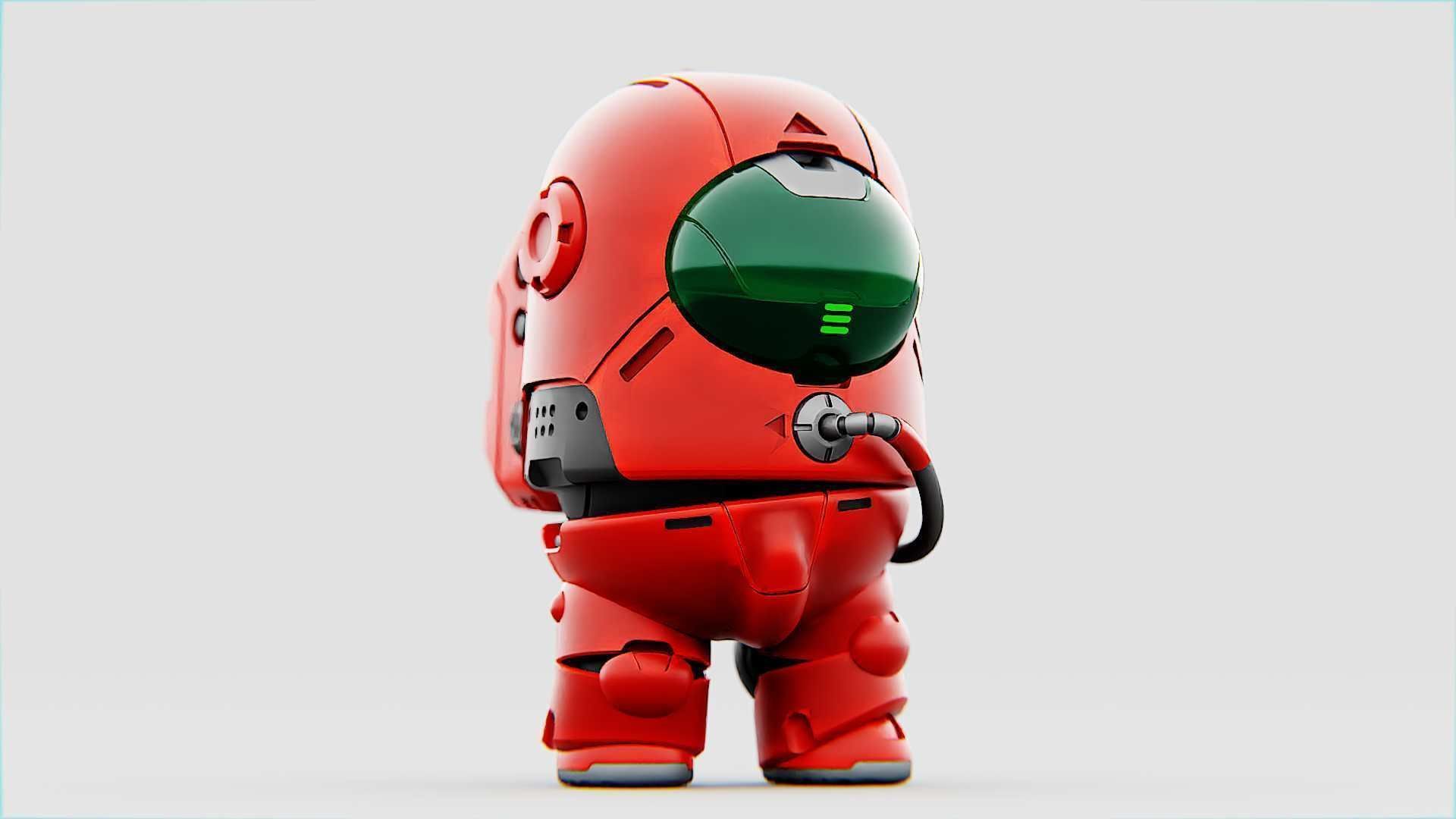 AMONG US CONCEPT CHARACTER RIGGED 3D model rigged | CGTrader