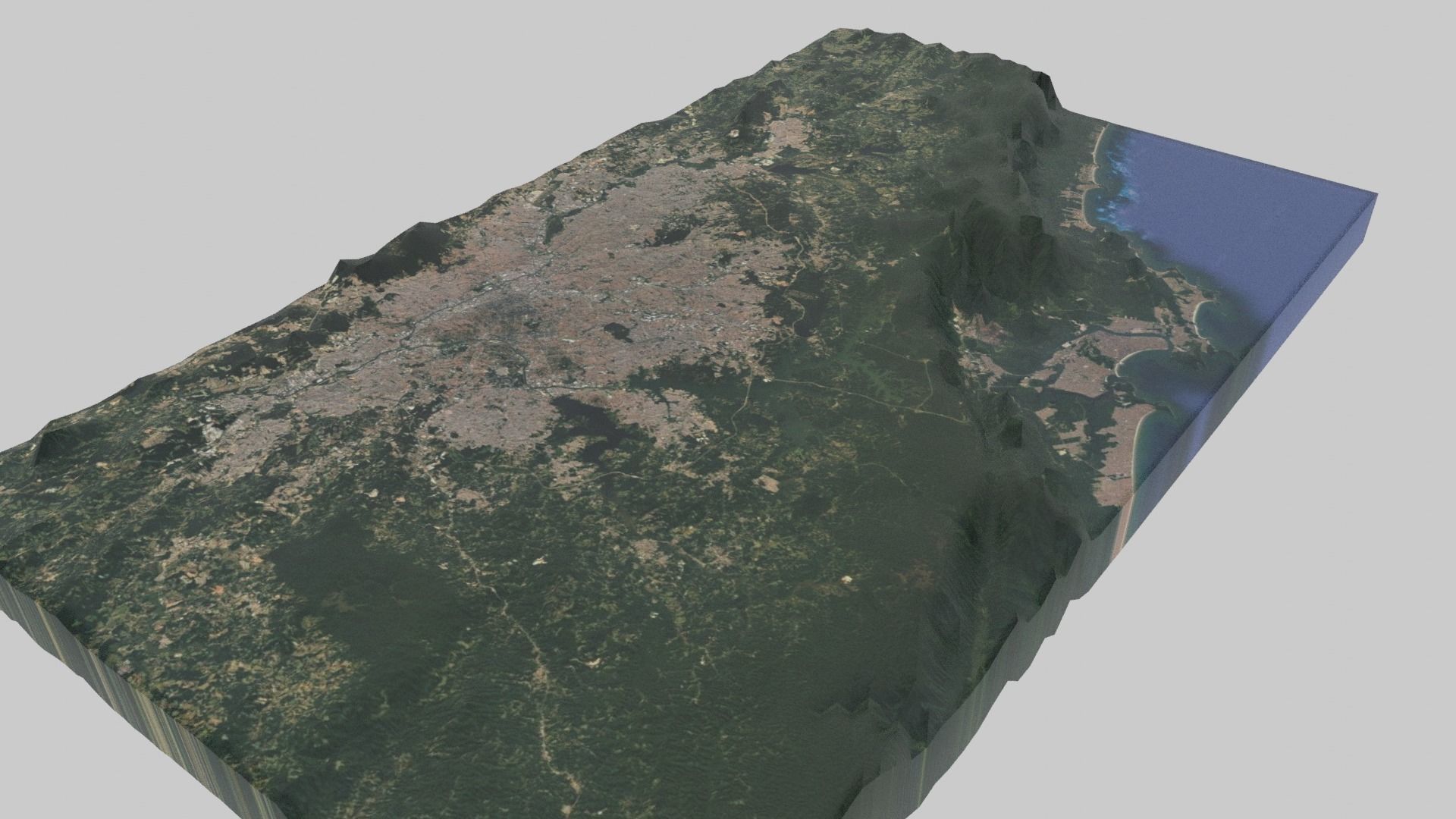 3D model Sao Bernardo do Campo City VR / AR / low-poly | CGTrader