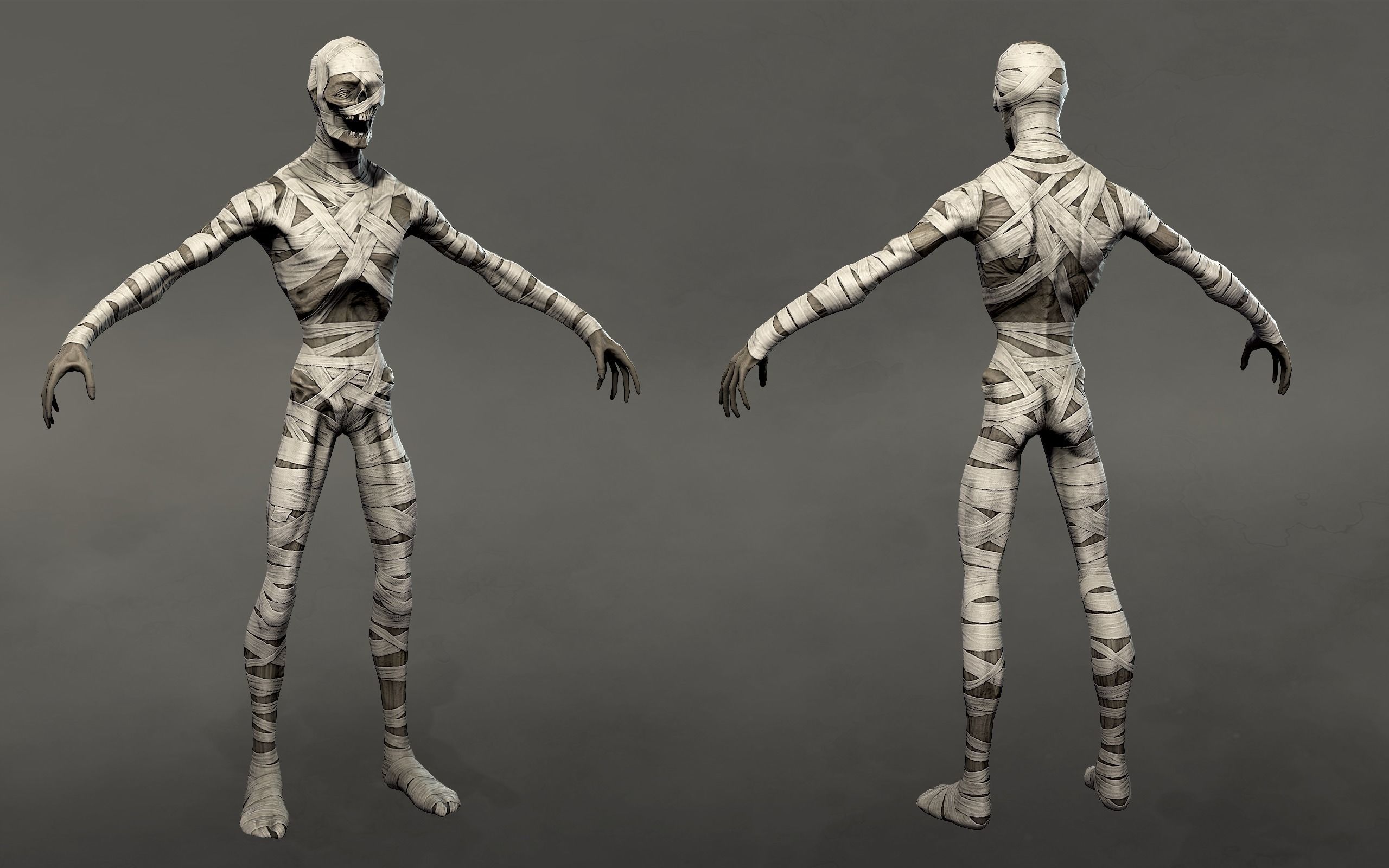 3D Model Collection Creep Creatures - Animated Lowpoly Characters with ...