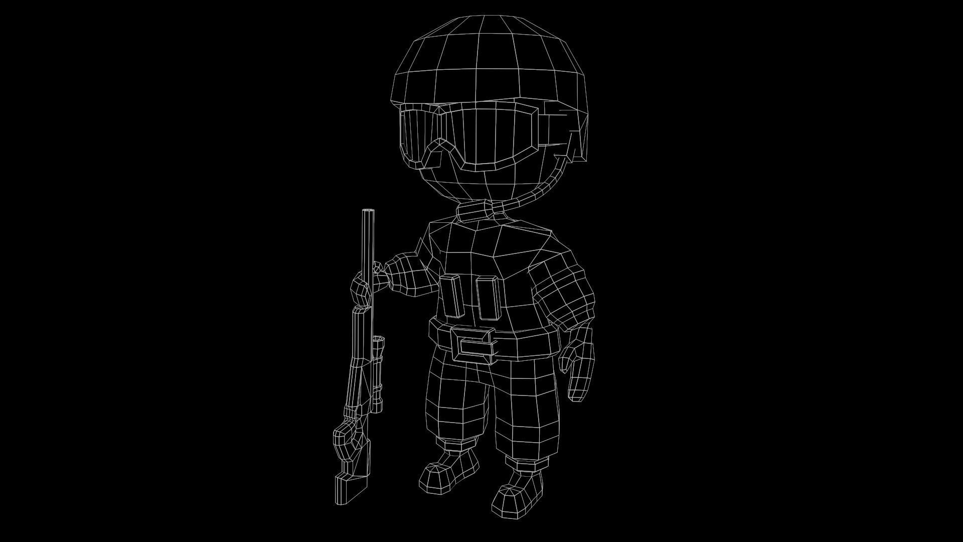 3D model Chibi Low poly Character VR / AR / low-poly | CGTrader