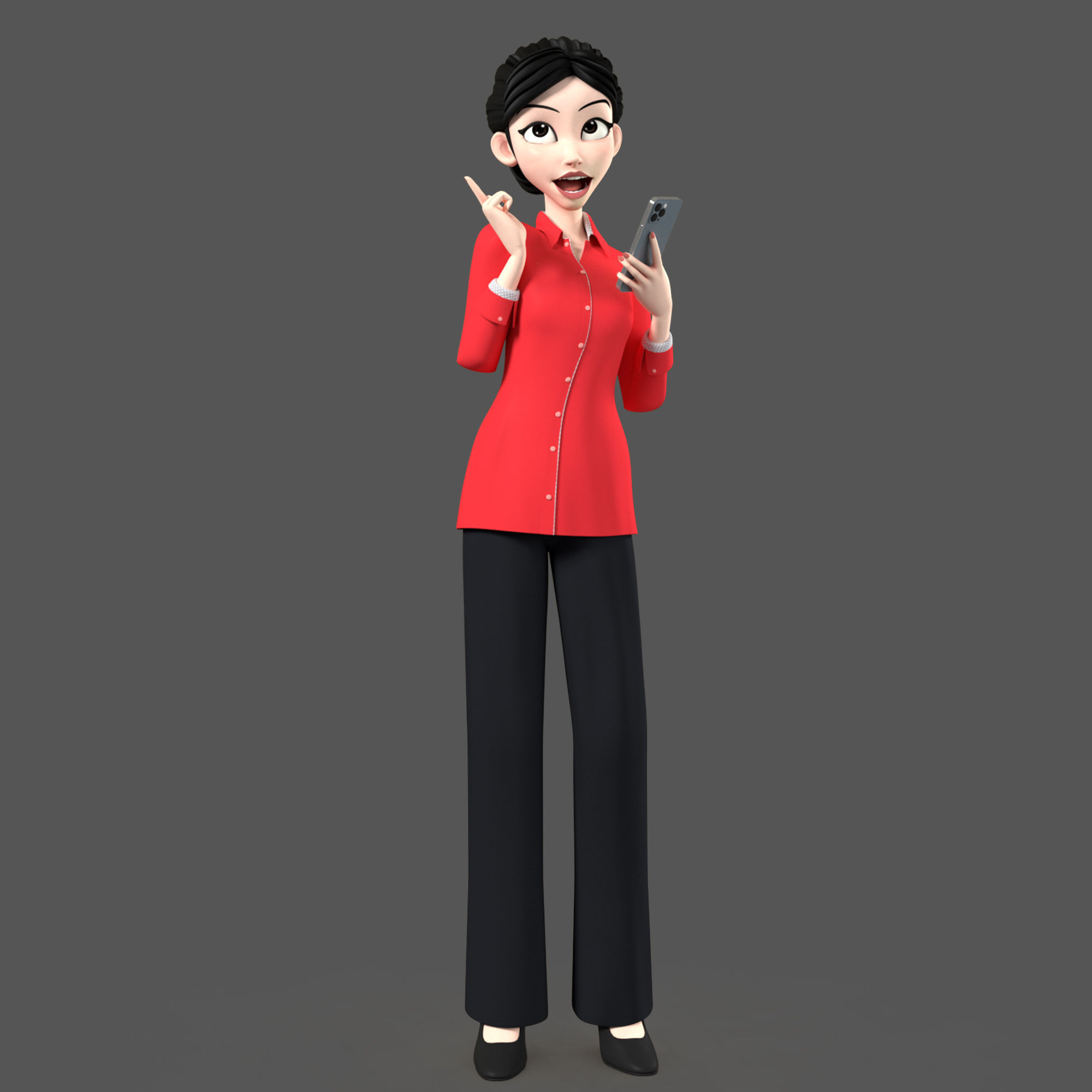 Woman Career 3D Model Rig Done 3D model rigged | CGTrader