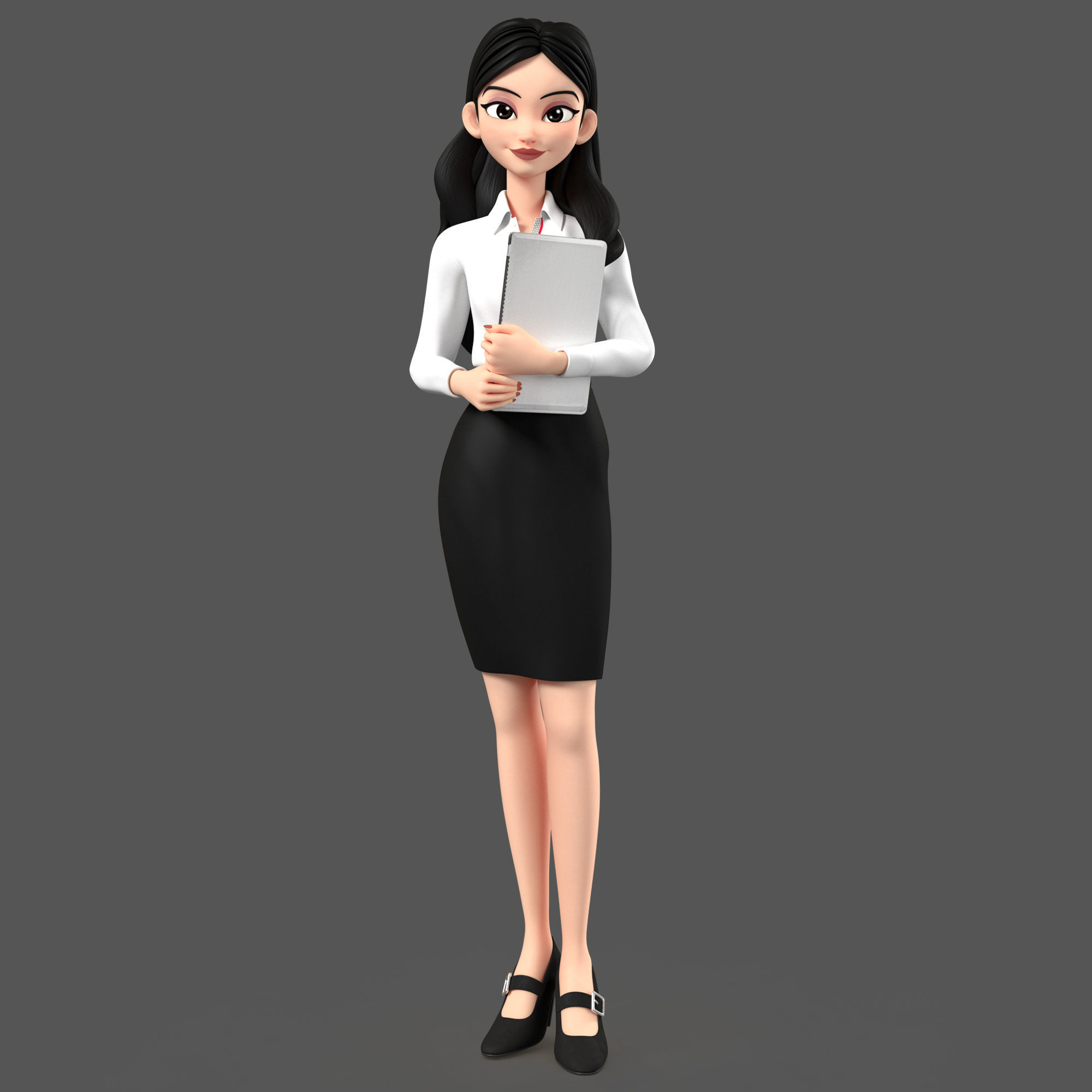 Woman Career 3D Model Rig Done 3D model rigged | CGTrader