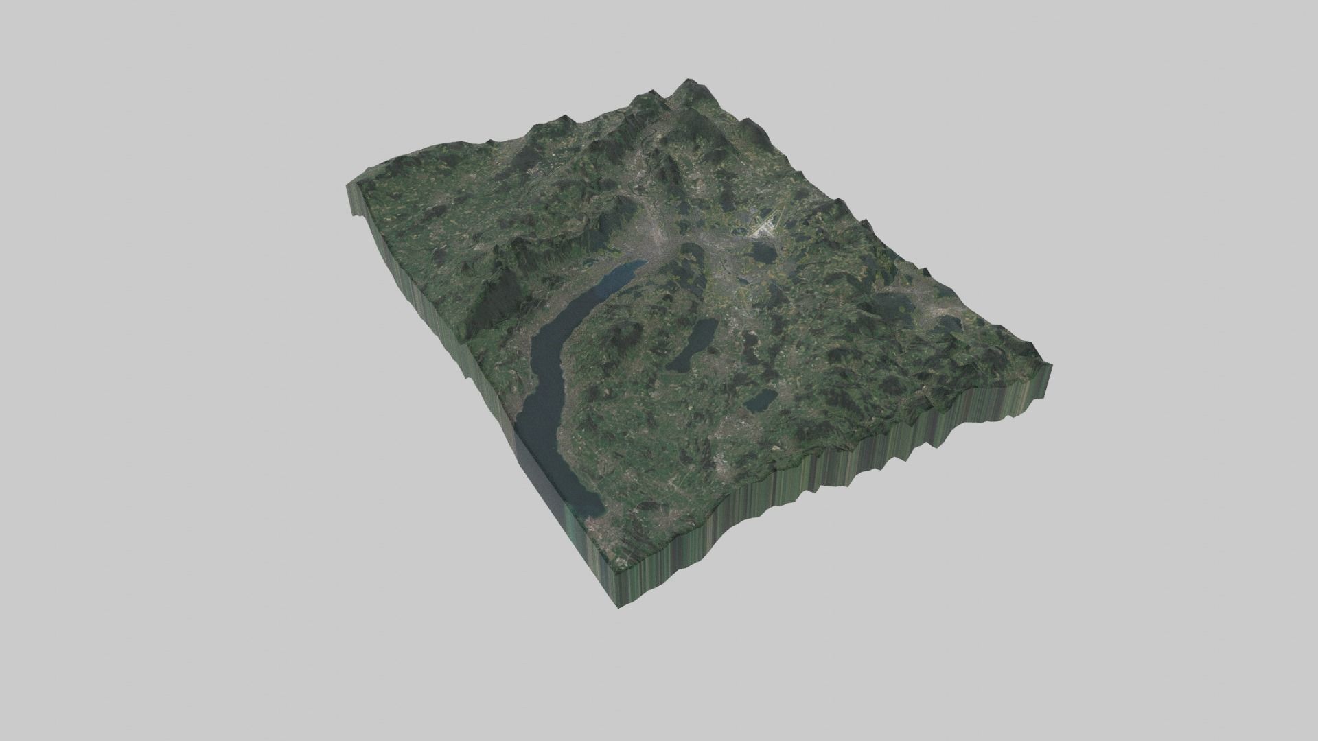 3D model Zurich City VR / AR / low-poly | CGTrader