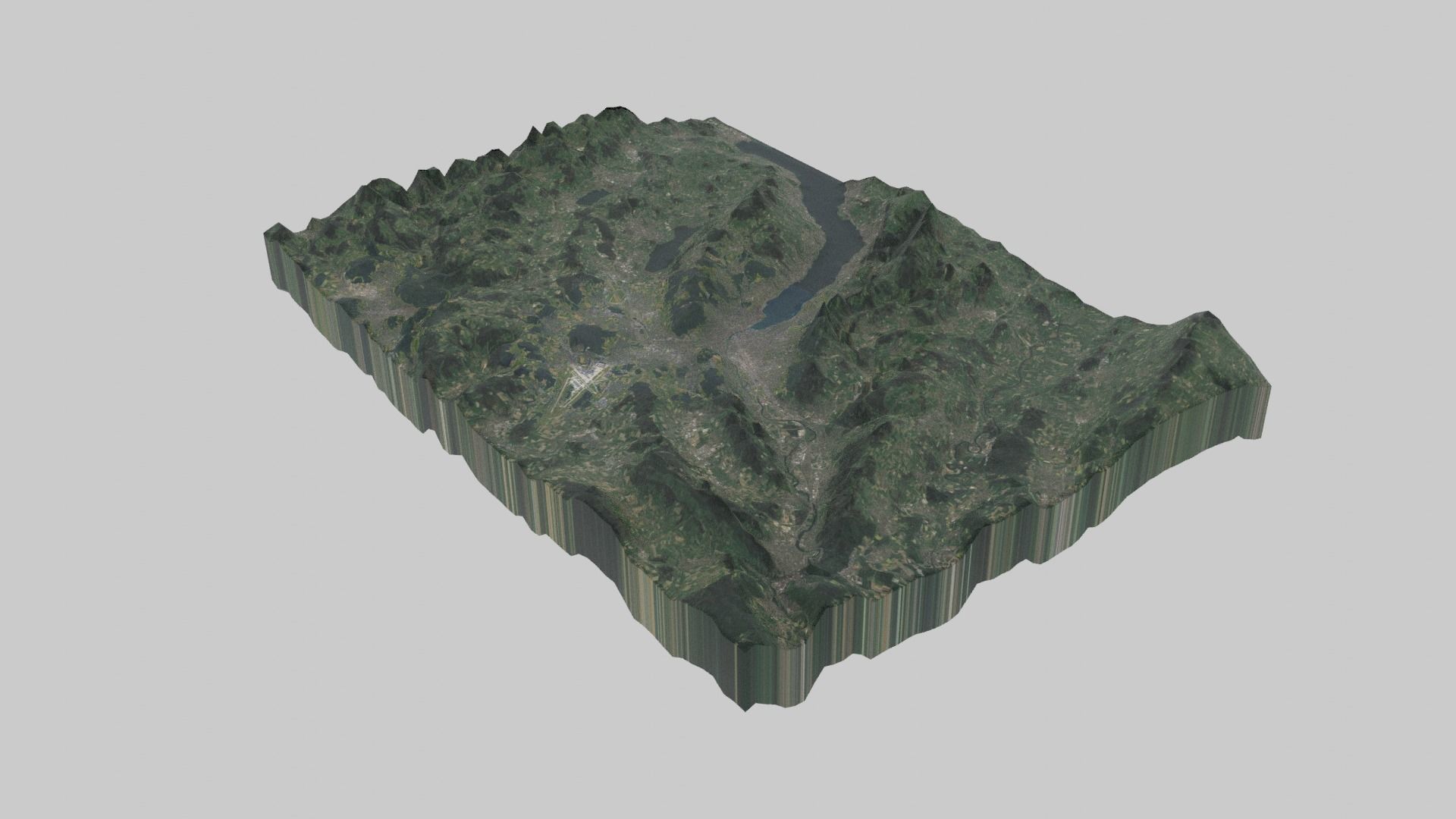 3D model Zurich City VR / AR / low-poly | CGTrader