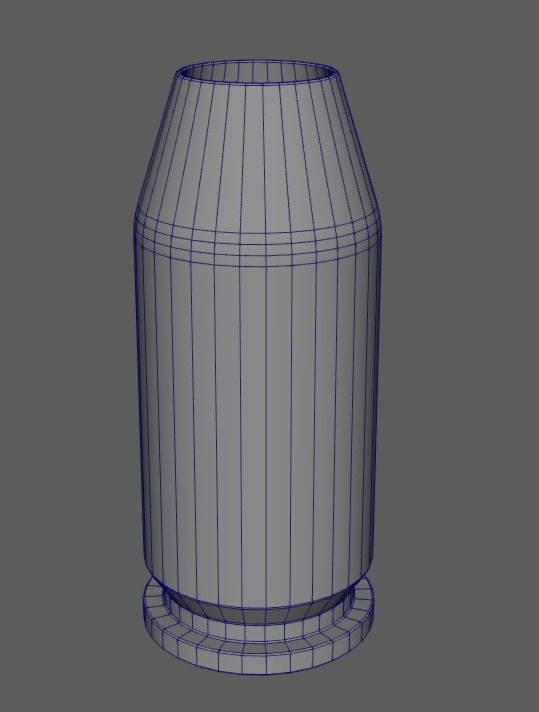 3D model 45 Blank Cartridge VR / AR / low-poly | CGTrader