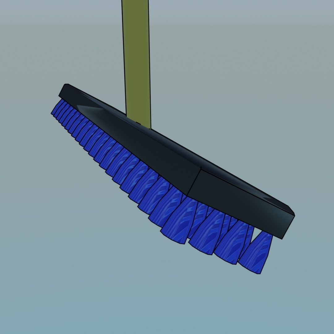 Broom free 3D model | CGTrader