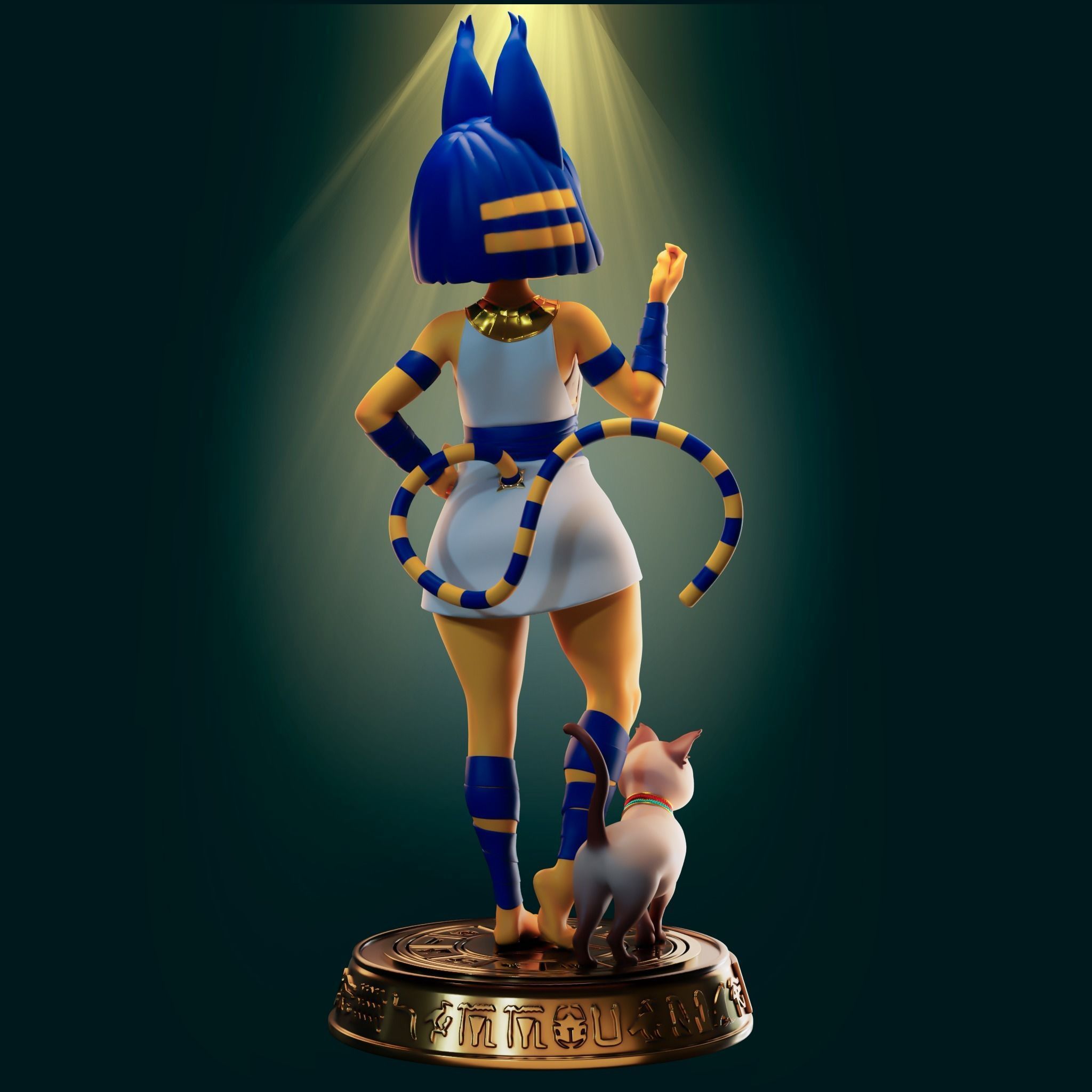 Ankha Animal Crossing 3D 3D model 3D printable | CGTrader