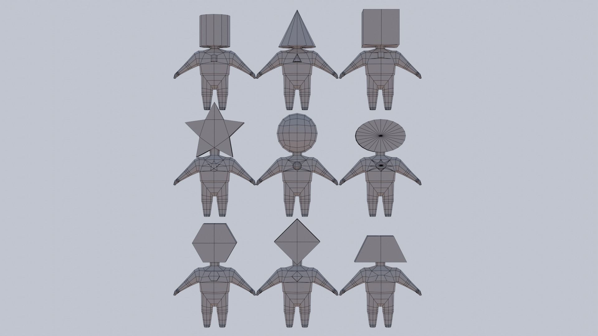 mrChar free 3D model | CGTrader