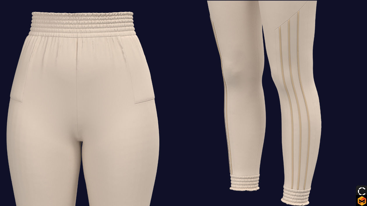 10 basic women pants 3D models Zprj Fbx OBJ 3D model | CGTrader