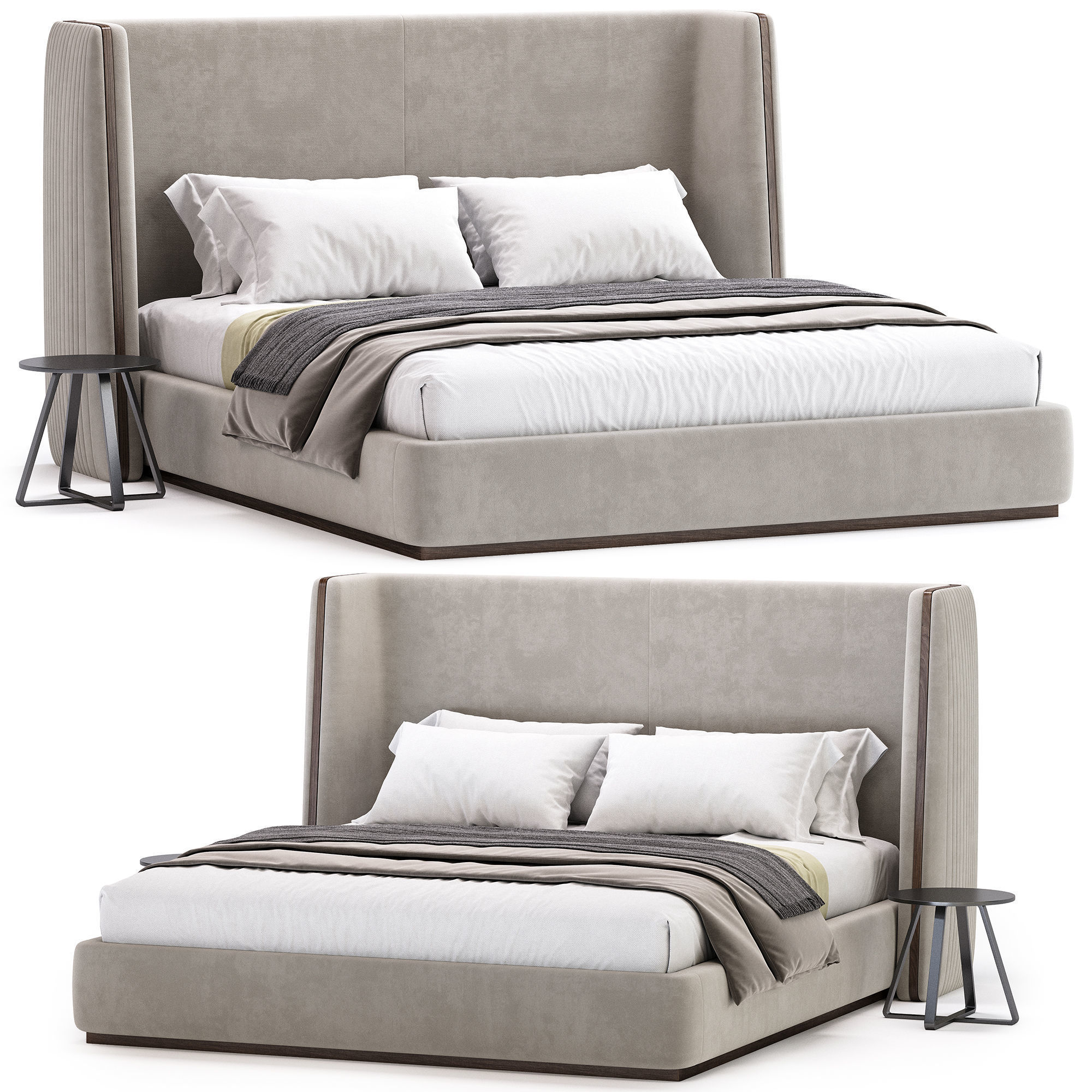 Barlow bed 3D model | CGTrader