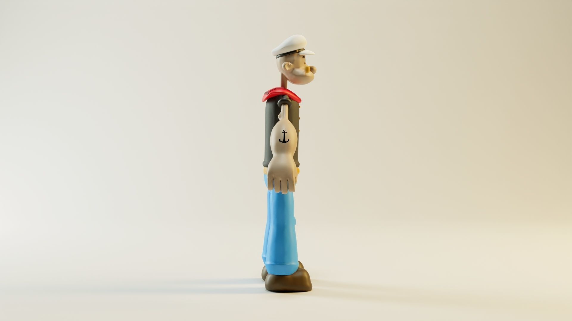 Popeye 3D model | CGTrader