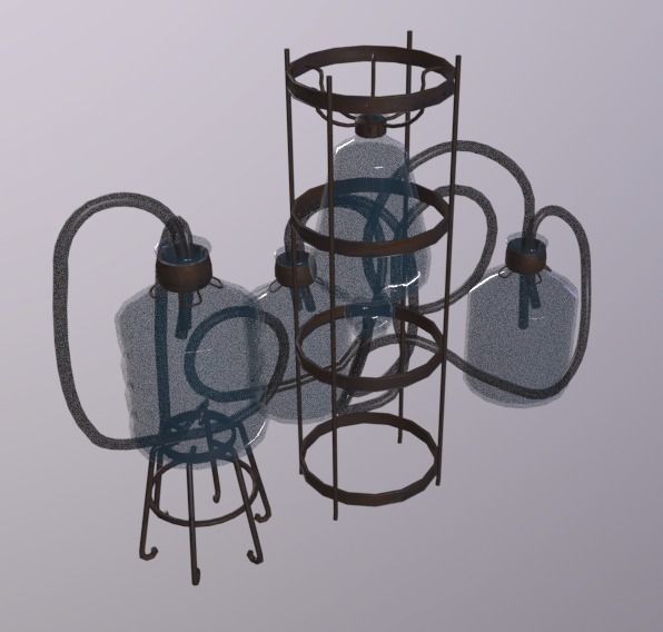 3D model Science Bottles VR / AR / low-poly | CGTrader