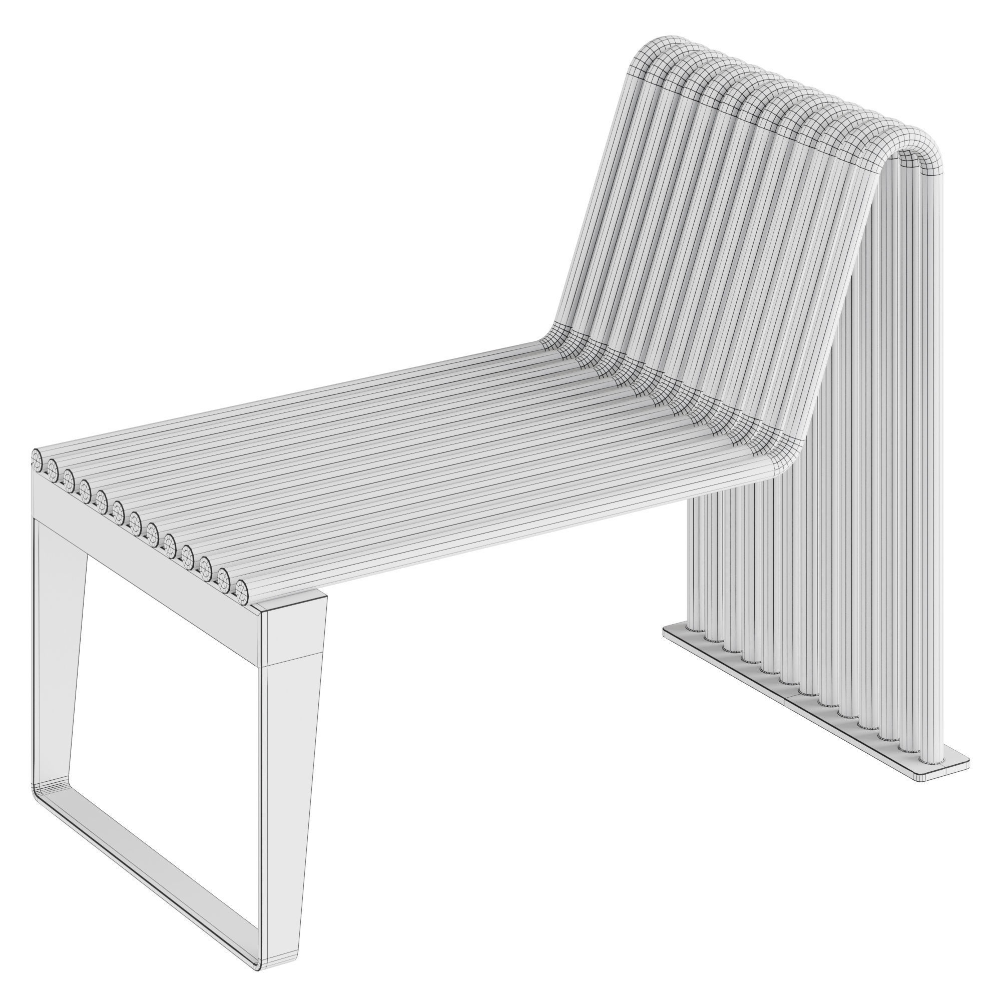 Punto Design INFINITY Bench 3D model | CGTrader