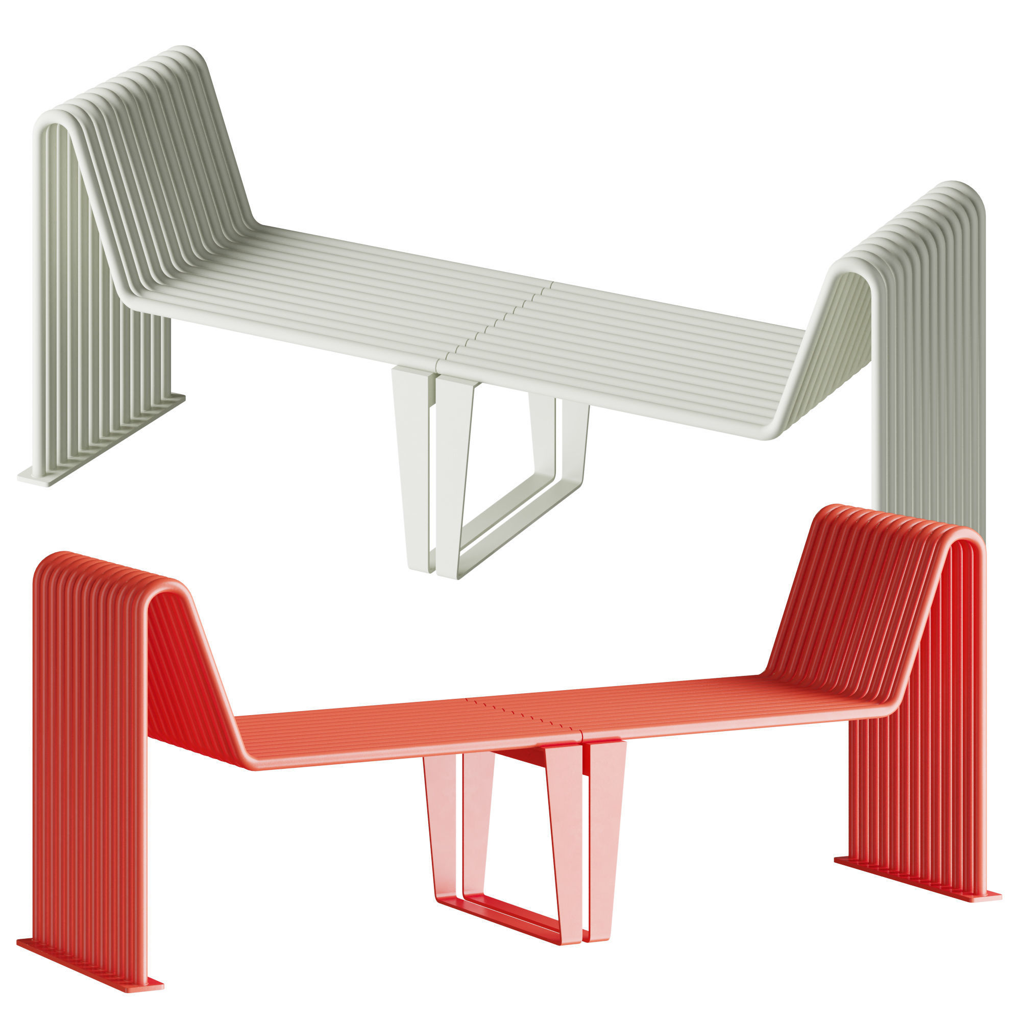 Punto Design INFINITY Bench 3D model | CGTrader