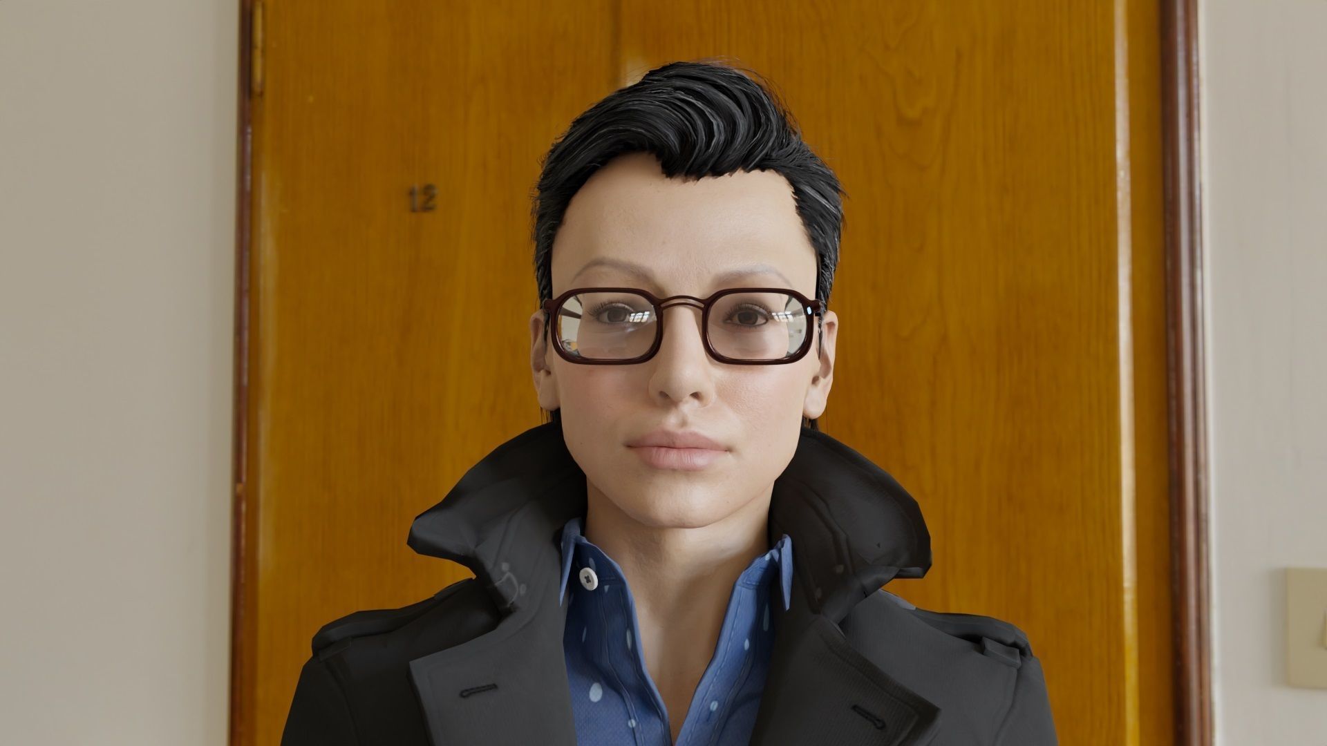 3D model high quality 3d Detective-girl VR / AR / low-poly | CGTrader