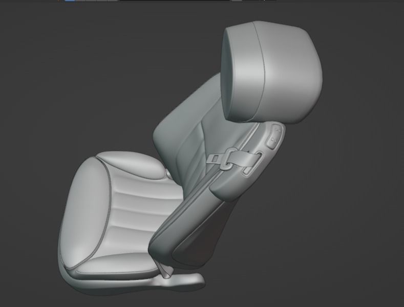 Car Seat 3D model | CGTrader