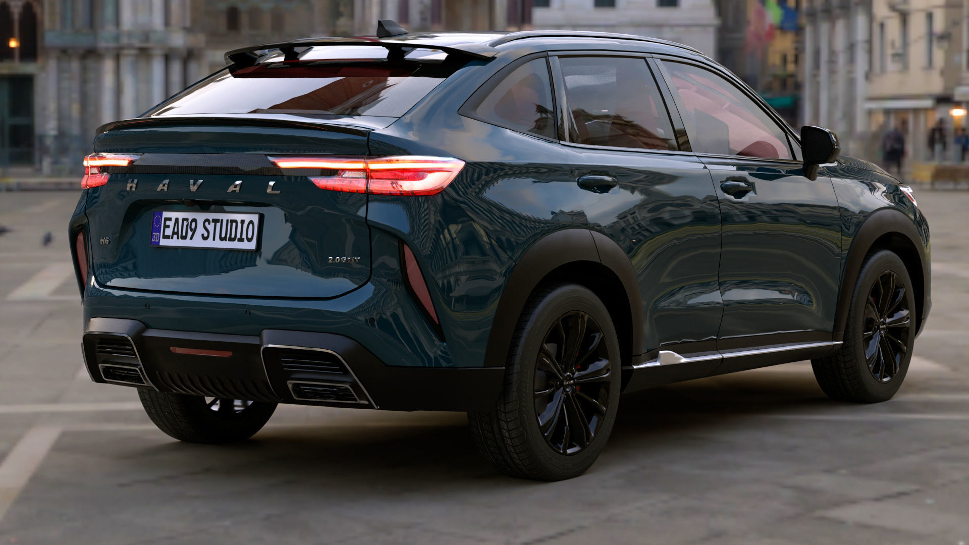 HAVAL H6 GT 2024 3D model | CGTrader