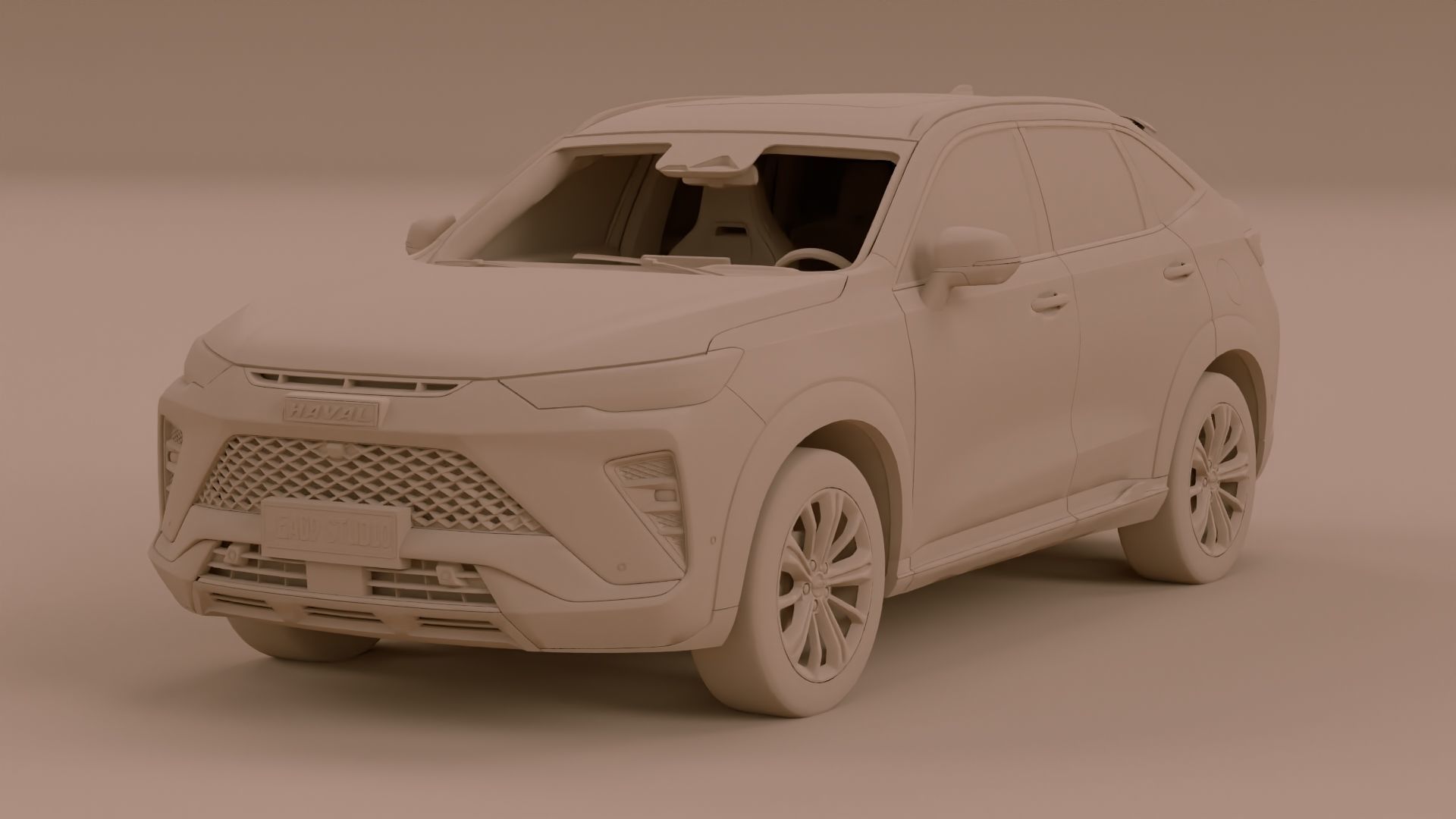 HAVAL H6 GT 2024 3D model | CGTrader