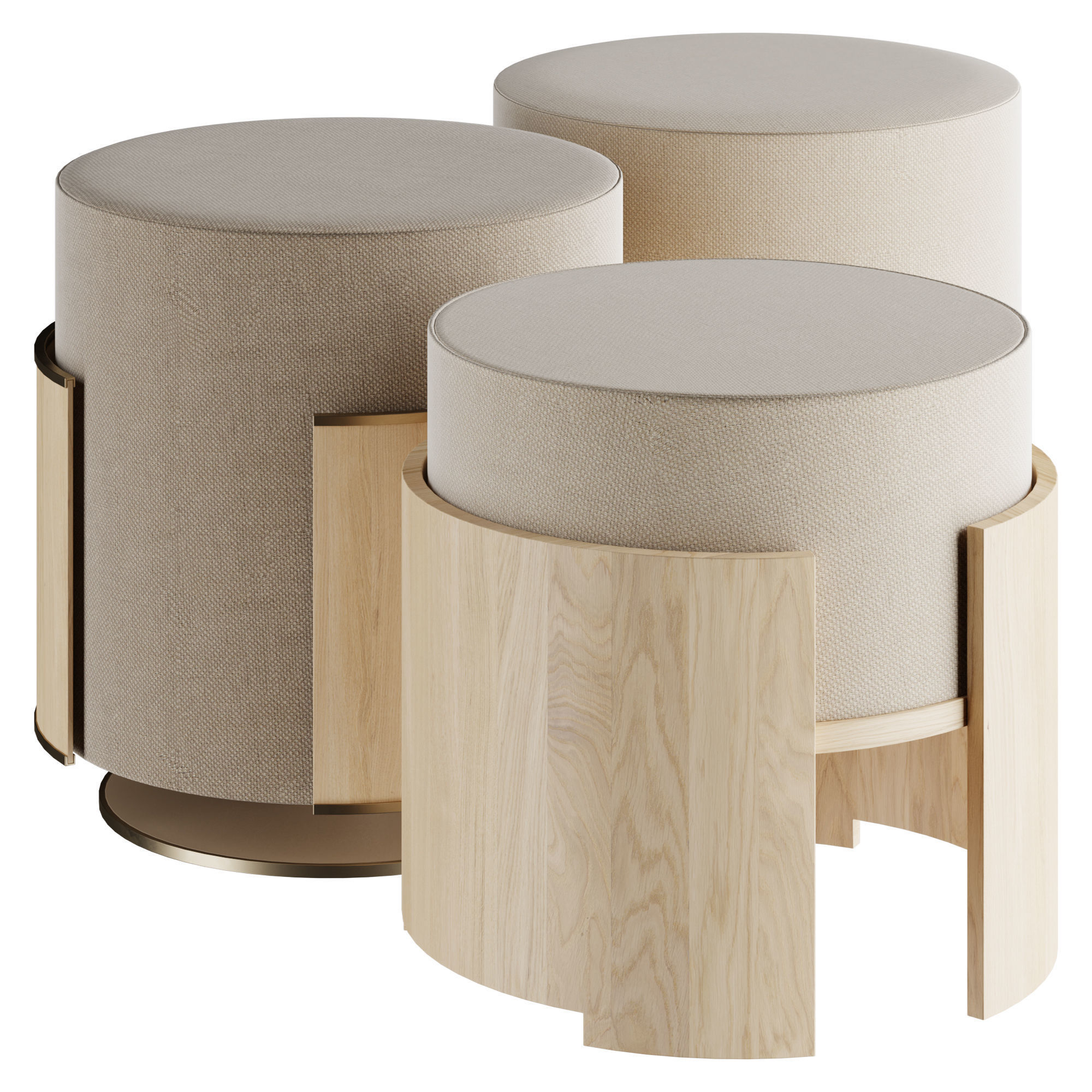 ANA ROQUE INTERIORS pouf 3D model | CGTrader
