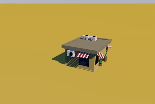 3D model Low Poly style SHOP VR / AR / low-poly | CGTrader