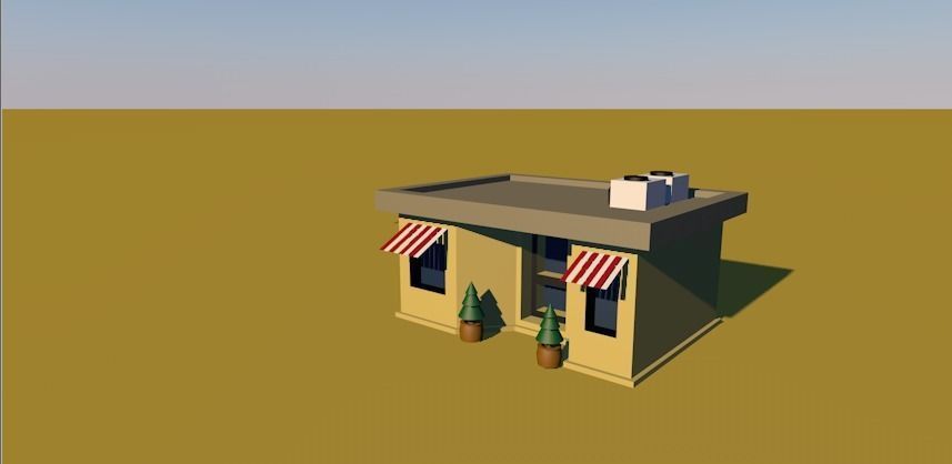 3D model Low Poly style SHOP VR / AR / low-poly | CGTrader