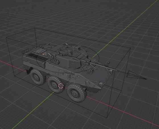 Japan Tank Type 87 RCV 3D Model free VR / AR / low-poly 3D model rigged ...