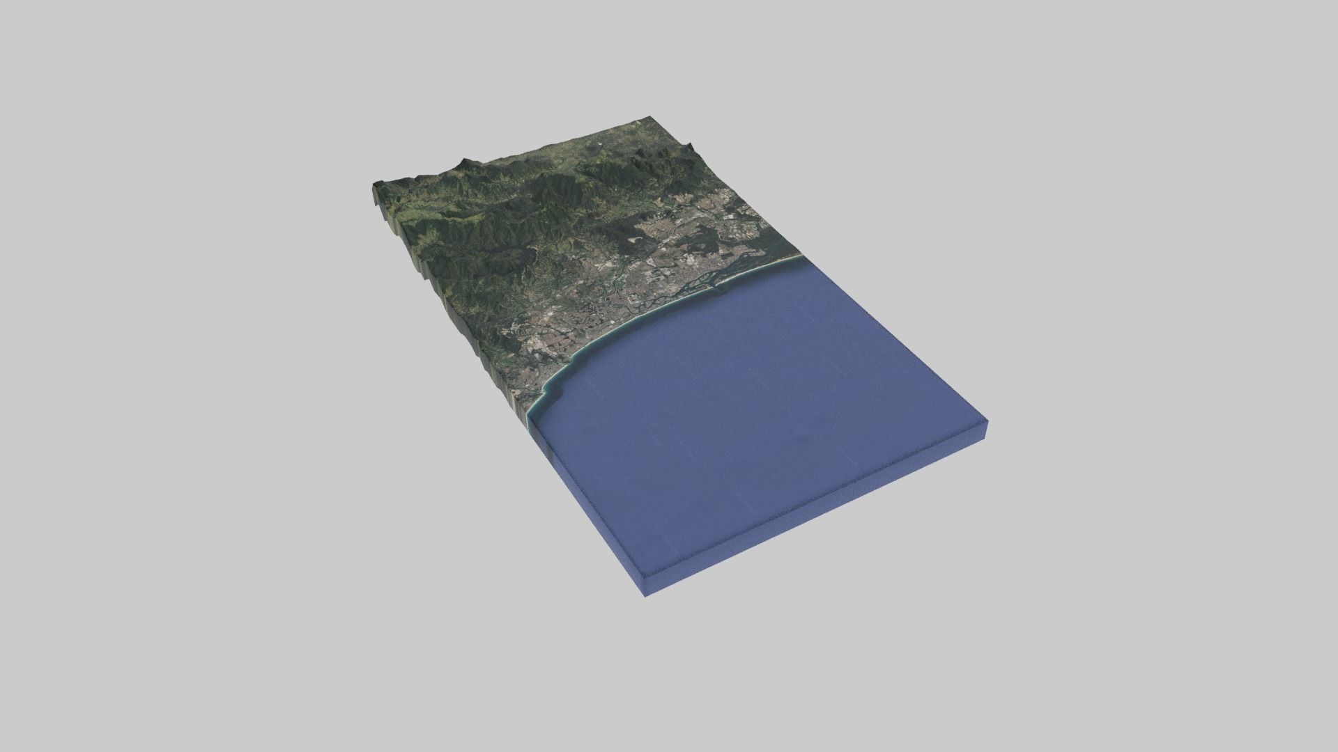 3D model Gold Coast-Tweed City VR / AR / low-poly | CGTrader