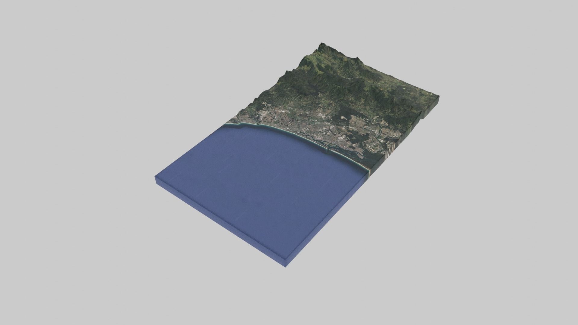 3D model Gold Coast-Tweed City VR / AR / low-poly | CGTrader