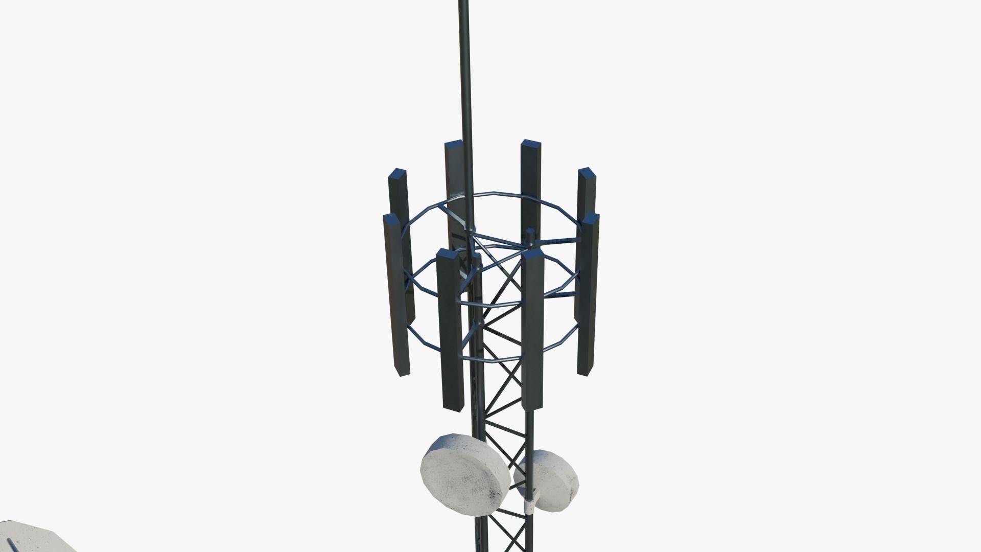 3D model Rooftop Antenna Pack VR / AR / low-poly | CGTrader