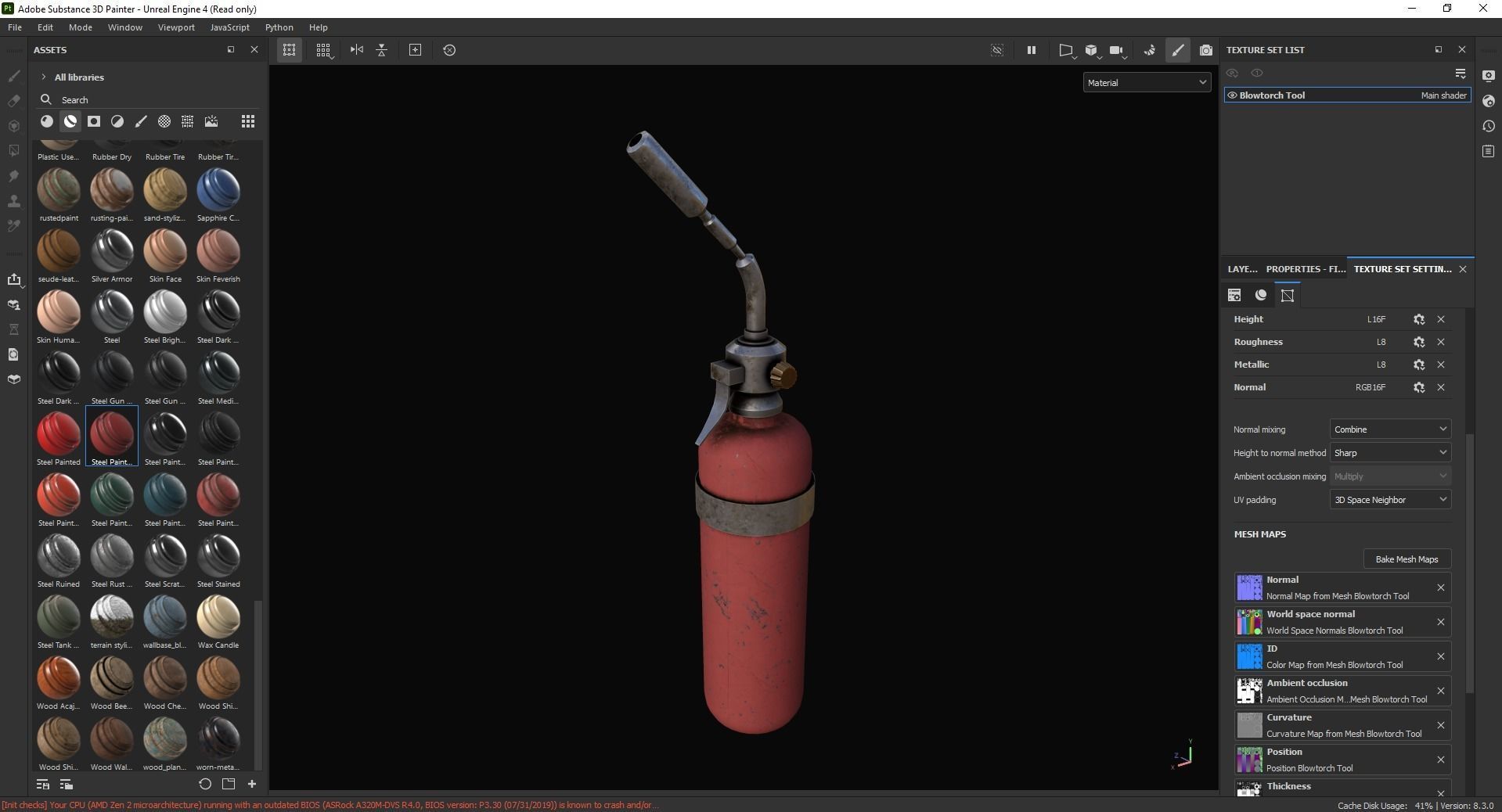 3D model Blowtorch Tool 3D Model VR / AR / low-poly | CGTrader