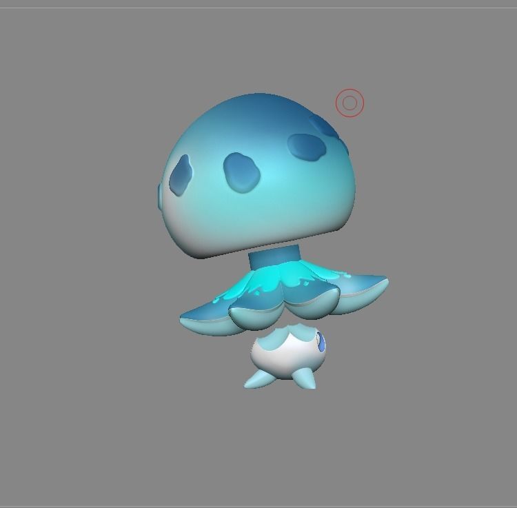 FLOATING HYDRO FUNGUS LAMP GENSHIN IMPACT 3D model 3D printable | CGTrader