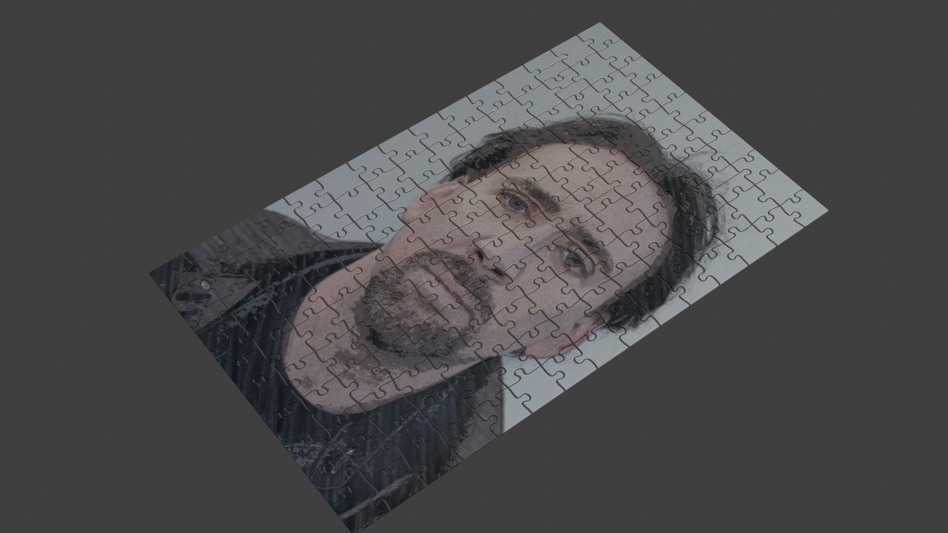 3D model Nicolas Cage Puzzle VR / AR / low-poly | CGTrader