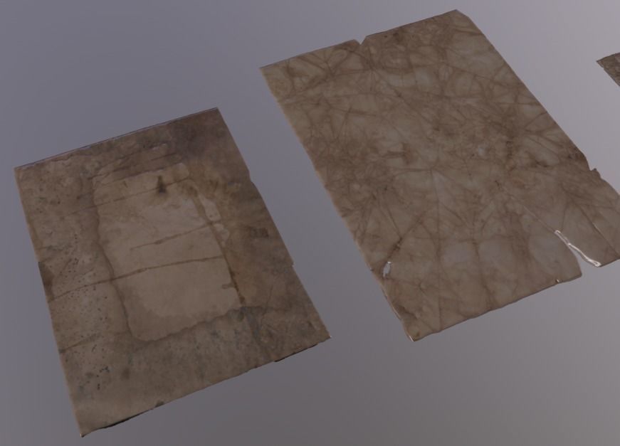 3D model Stained Paper VR / AR / low-poly | CGTrader