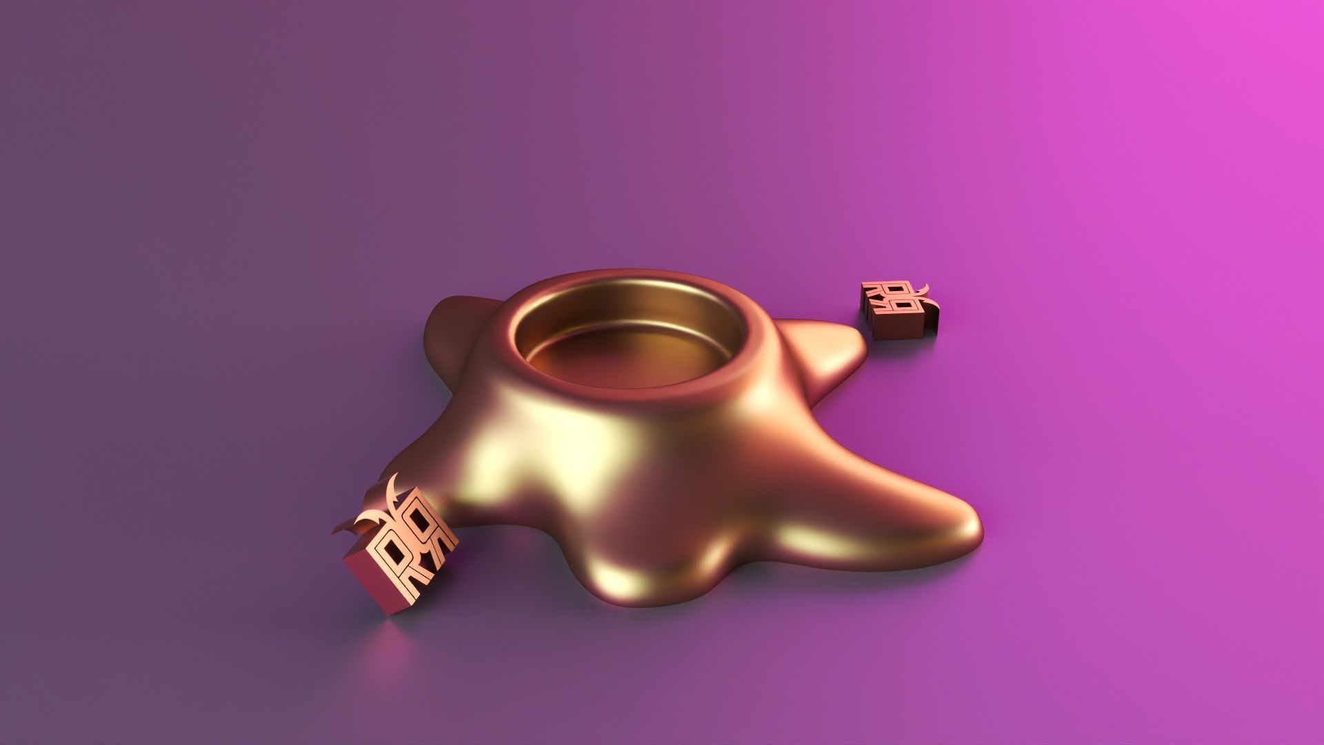 lazy star tealight candle holder 3D model 3D printable | CGTrader