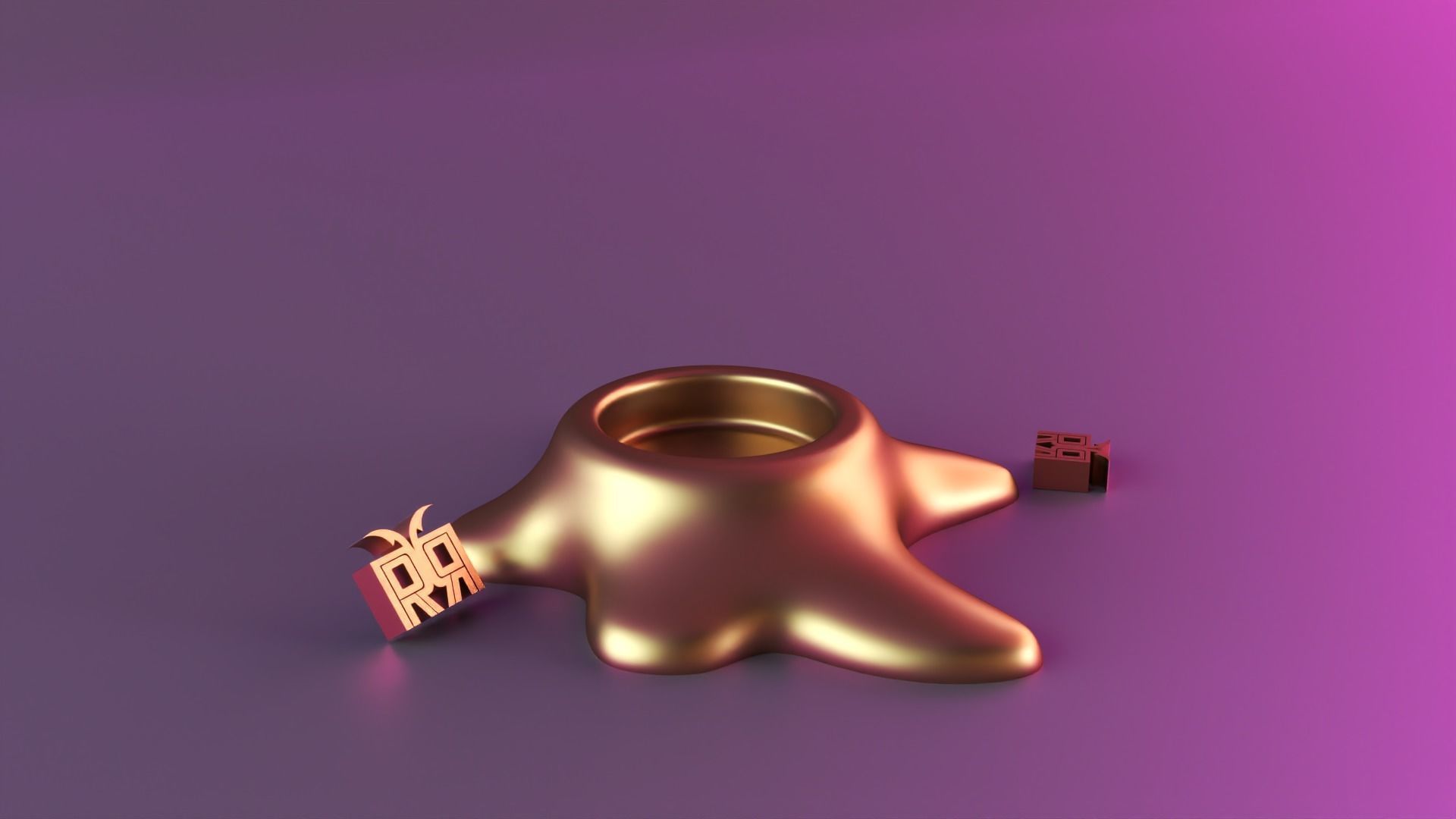 lazy star tealight candle holder 3D model 3D printable | CGTrader