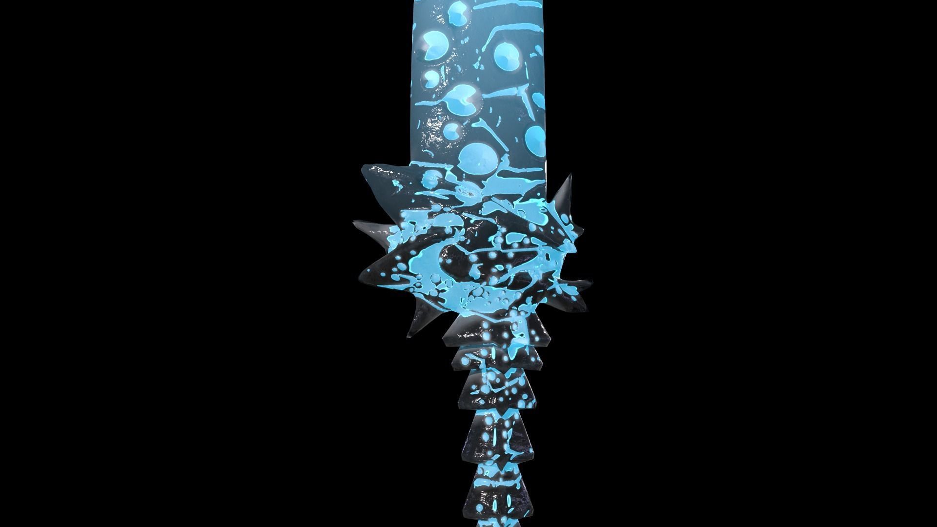 3D model Fantasty sword Moonblade VR / AR / low-poly | CGTrader