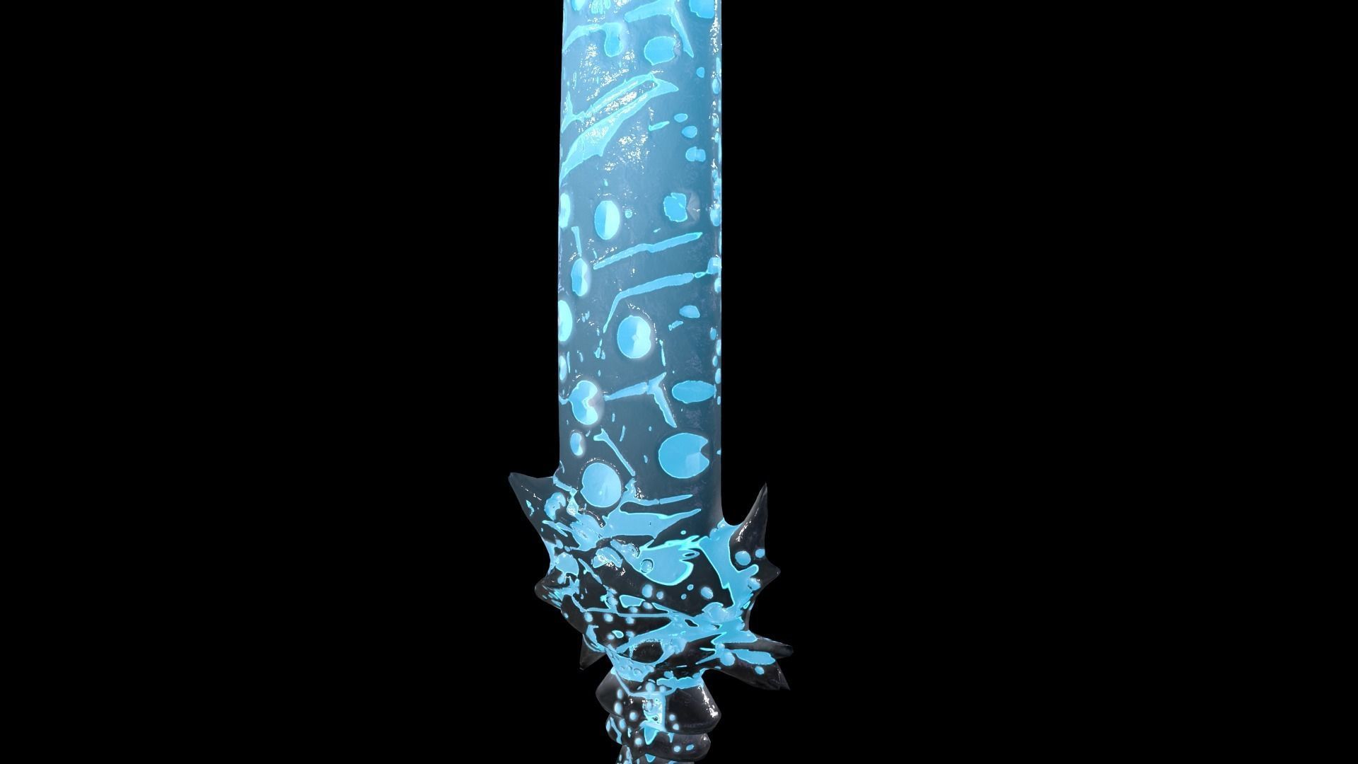 3D model Fantasty sword Moonblade VR / AR / low-poly | CGTrader