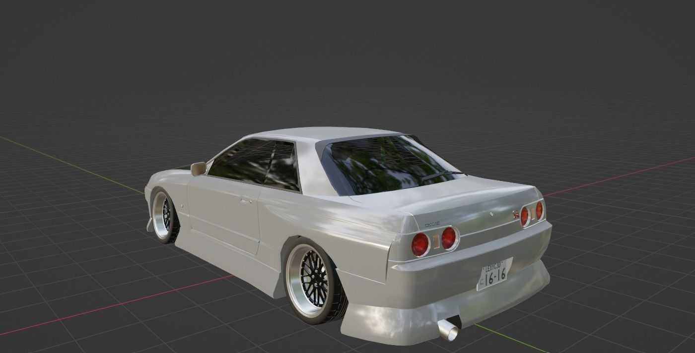 Nissan Skyline R32 JDM 3D model | CGTrader