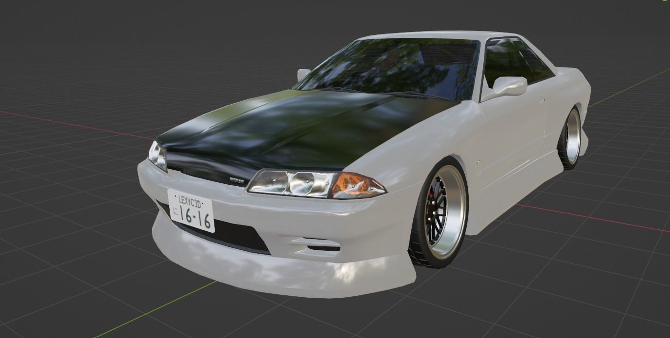 Nissan Skyline R32 JDM 3D model | CGTrader