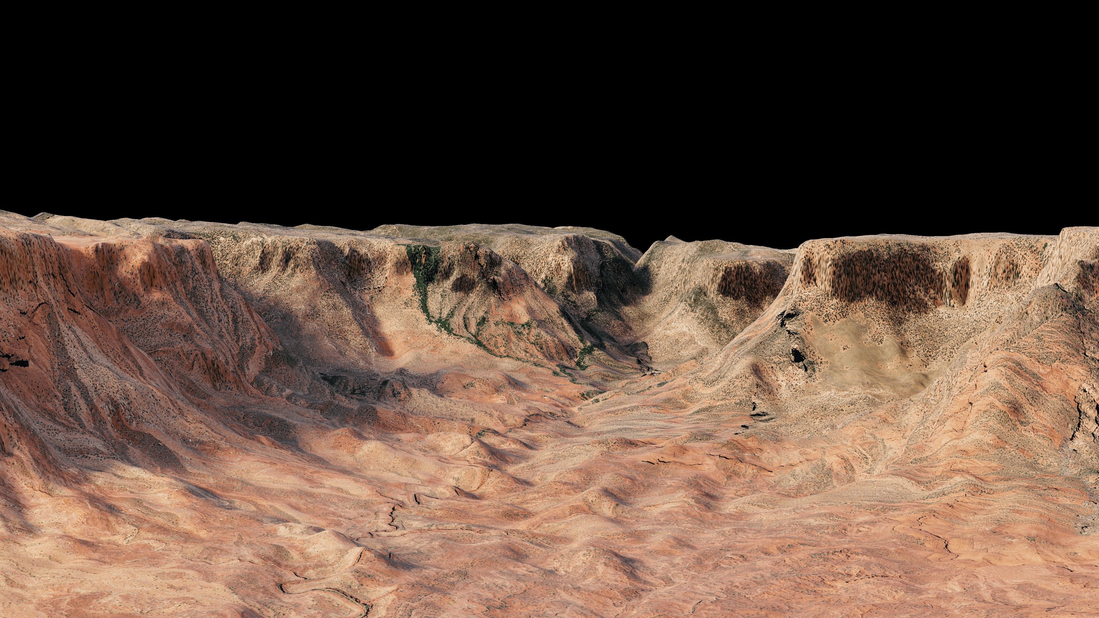 Canyon 3d model terrain 3D model | CGTrader