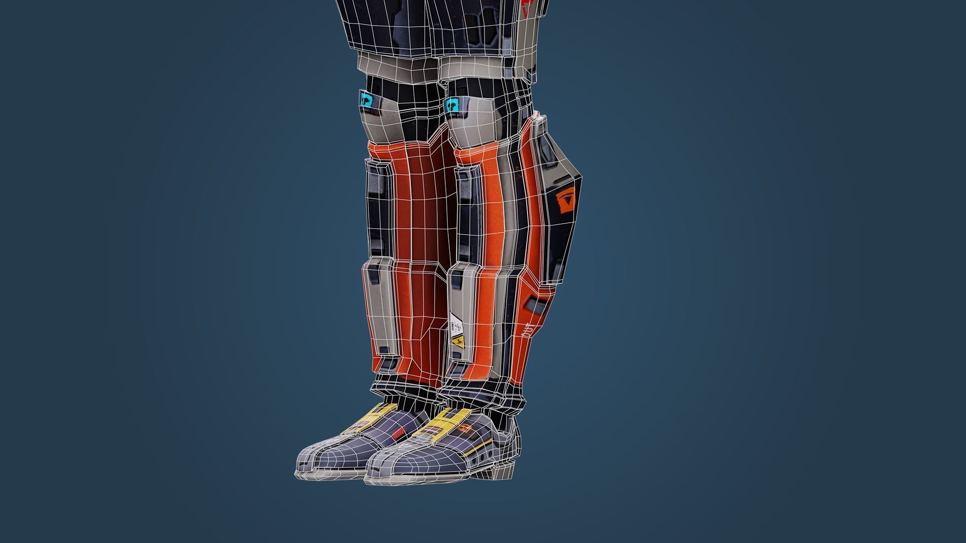 3D model Sci-Fi Girl Low-poly VR / AR / low-poly rigged | CGTrader