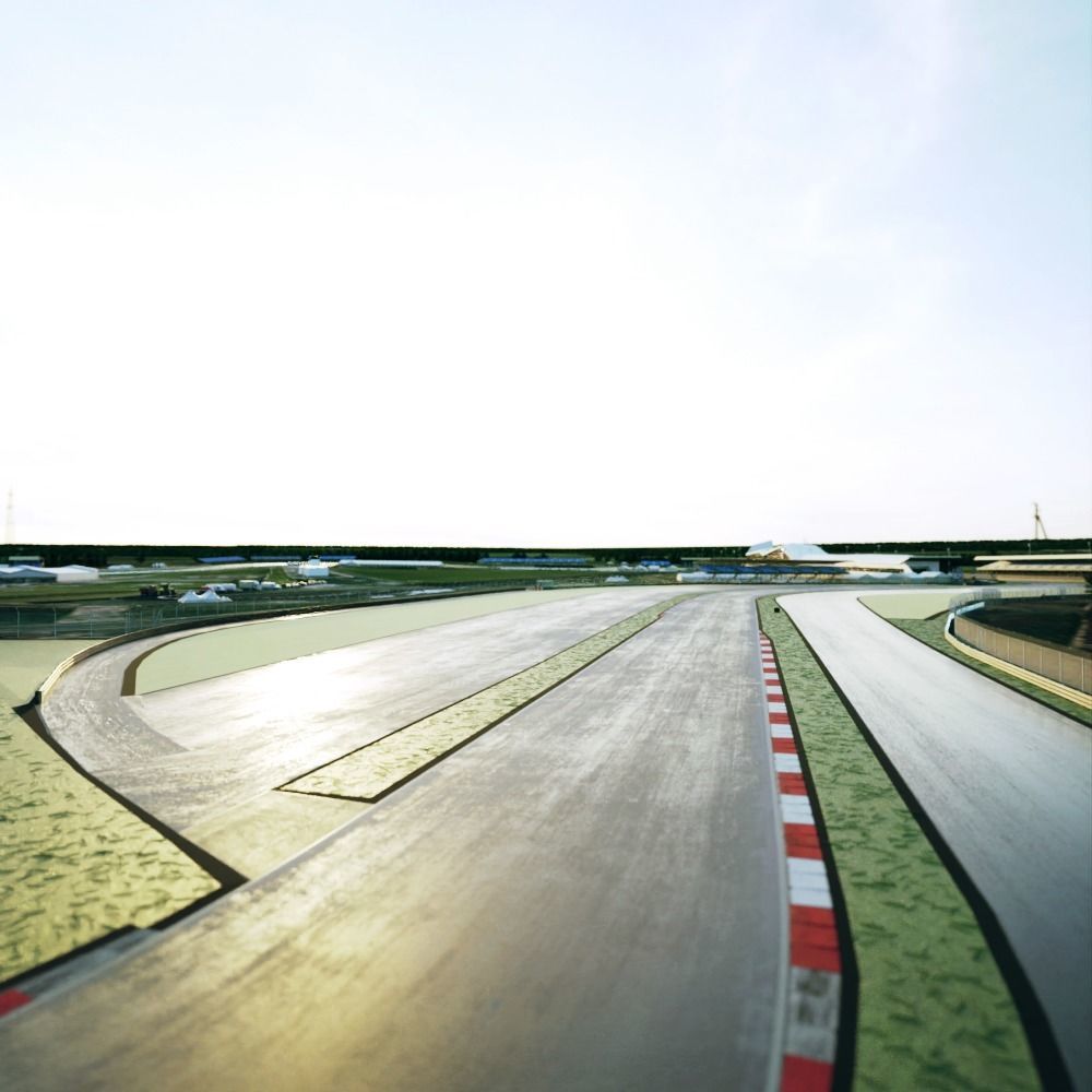 3D model Silverstone Circuit - International Segment - UK VR / AR / low ...