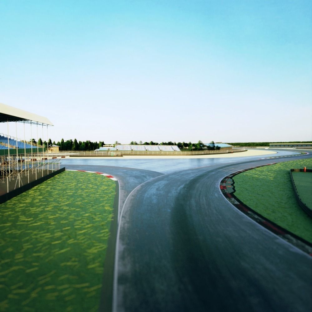 3D model Silverstone Circuit - International Segment - UK VR / AR / low ...